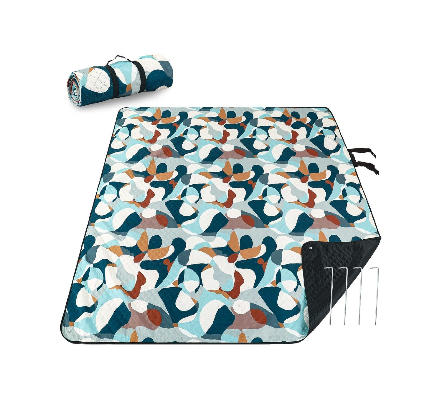 Wrought Studio™ Picnic Blankets Extra Large,Waterproof Foldable Outdoor ...