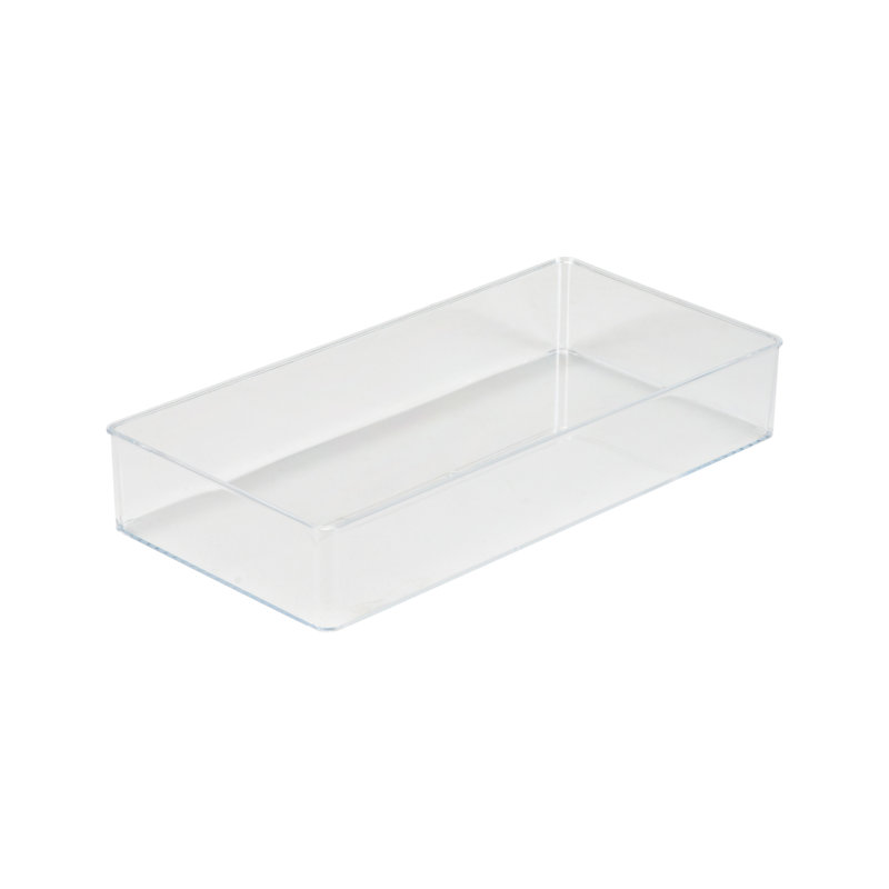 Simplify Medium Rectangular Drawer Organizer In Clear | Wayfair