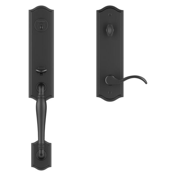 Baldwin Hampshire Handleset with Deadbolt and Door | Wayfair