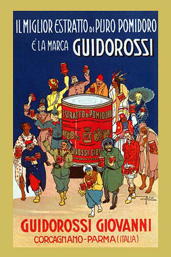 Buyenlarge Guidorossi Giovanni Tomato Sauce by Bisi Framed Vintage ...