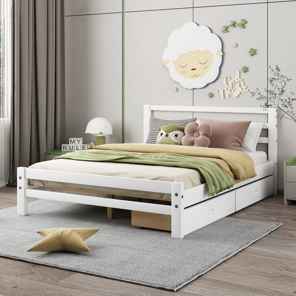 Isabelle & Max™ Bossier Slat Storage Bed | Wayfair