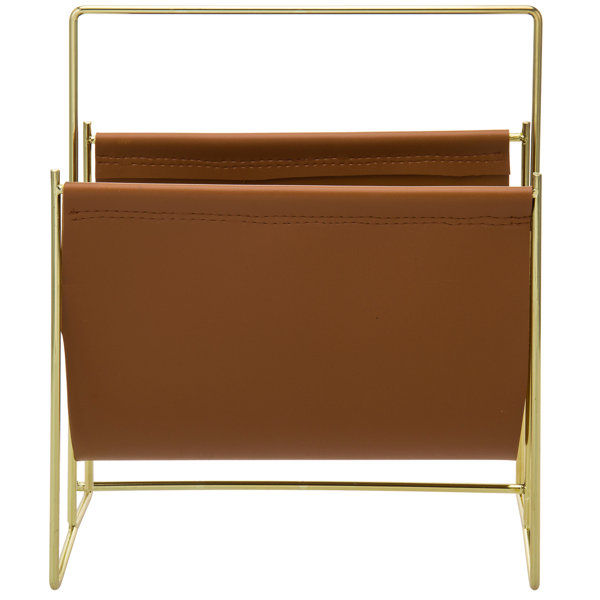 Mercer41 Metal Free Standing Magazine Rack & Reviews | Wayfair
