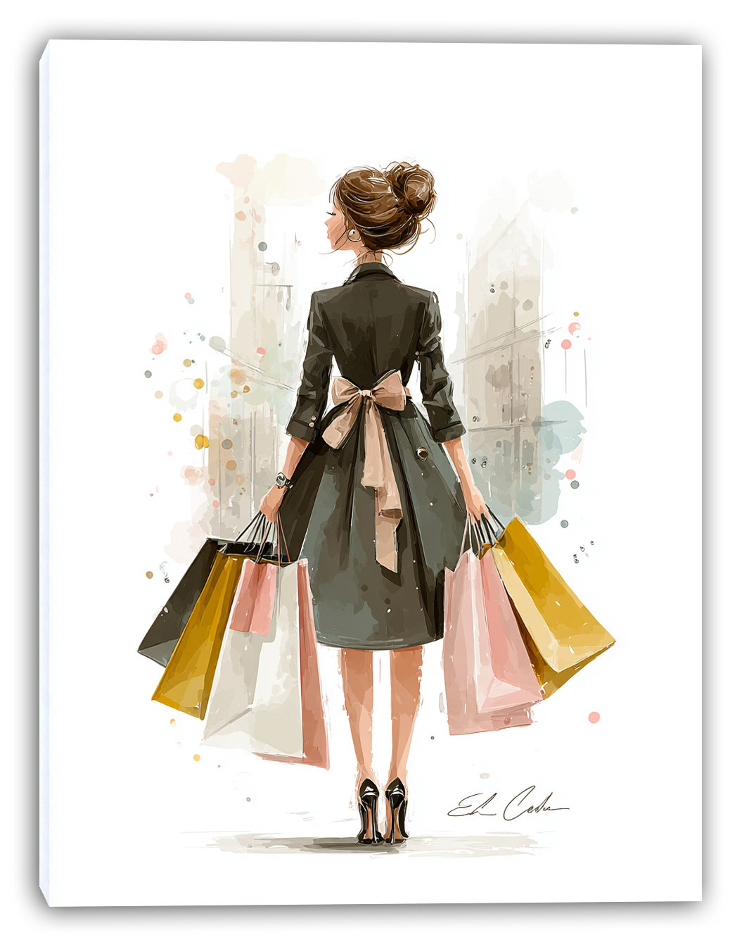 Mercer41 Elegant Errands Wrapped Canvas Wall Art | Wayfair