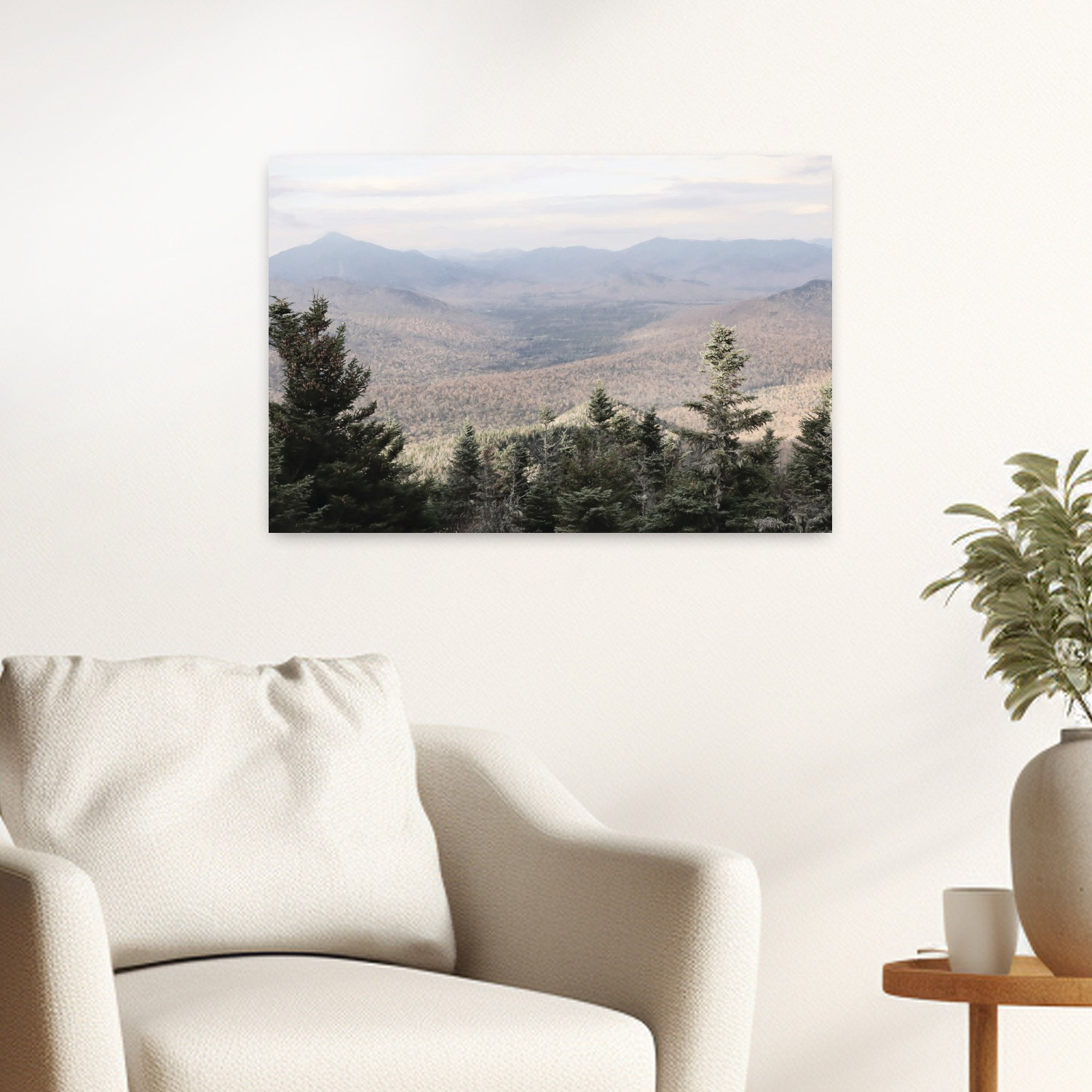 Union Rustic Adirondack Mountains 1 Abstract Contemporary Landscape ...