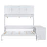 Winston Porter Multifunctional Wall-Mounted Bed With Adjustable Desk ...