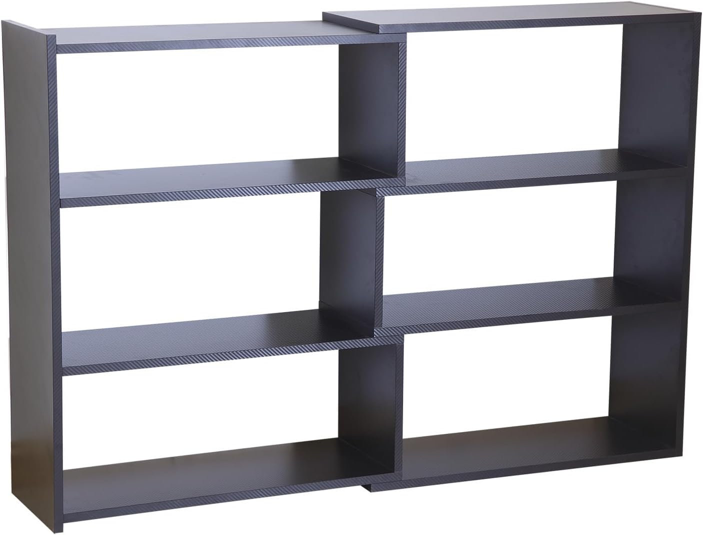 Latitude Run® 4 Tier Expandable Bookcase, Large Corner Bookshelves with ...