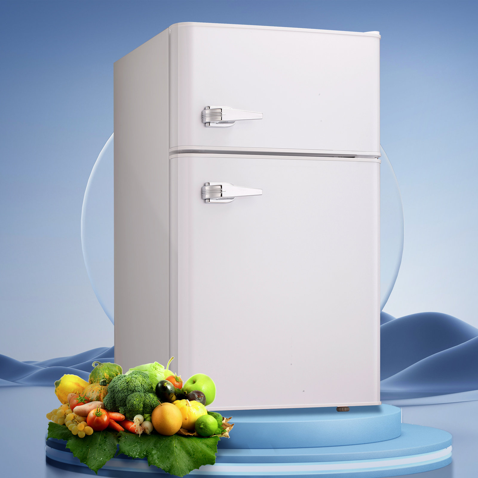 Antarctic Star 3.2 Cu.Ft Retro Mini Fridge & Reviews | Wayfair