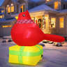 The Holiday Aisle® Christmas Inflatables 5 FT Inflatable Cardinal ...