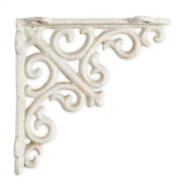 MDR Trading Inc. Set Of 2 Antique White Scroll Bracket | Wayfair