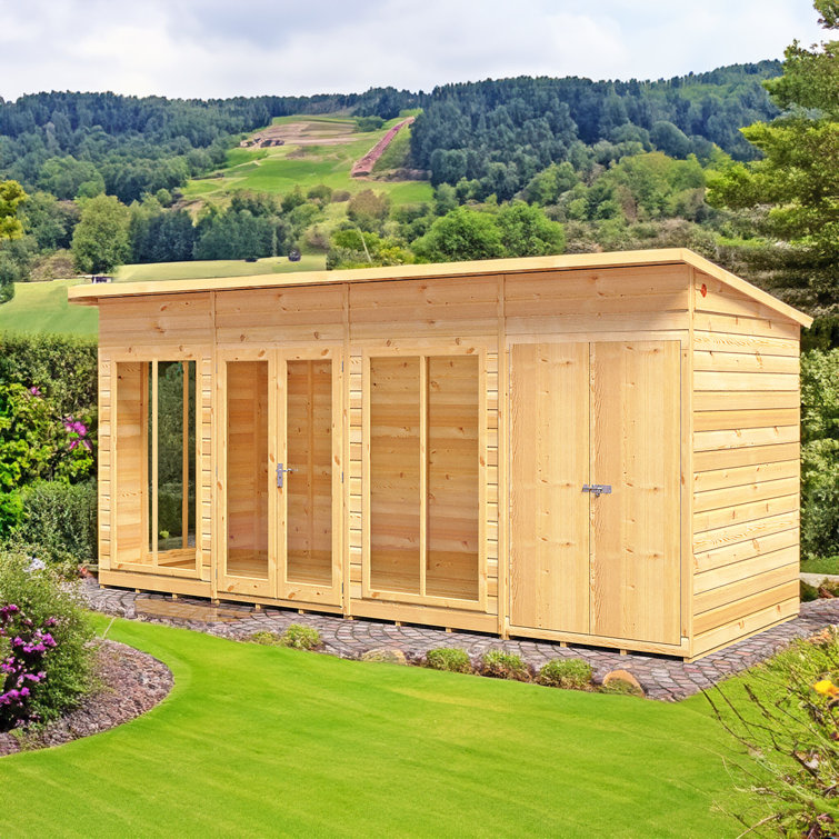 Shire GB Lela 16 x 6 Ft. Summer House | Wayfair.co.uk