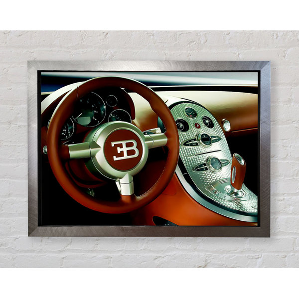 Bright Star Bugatti Veyron Interior - Single Picture Frame Print ...