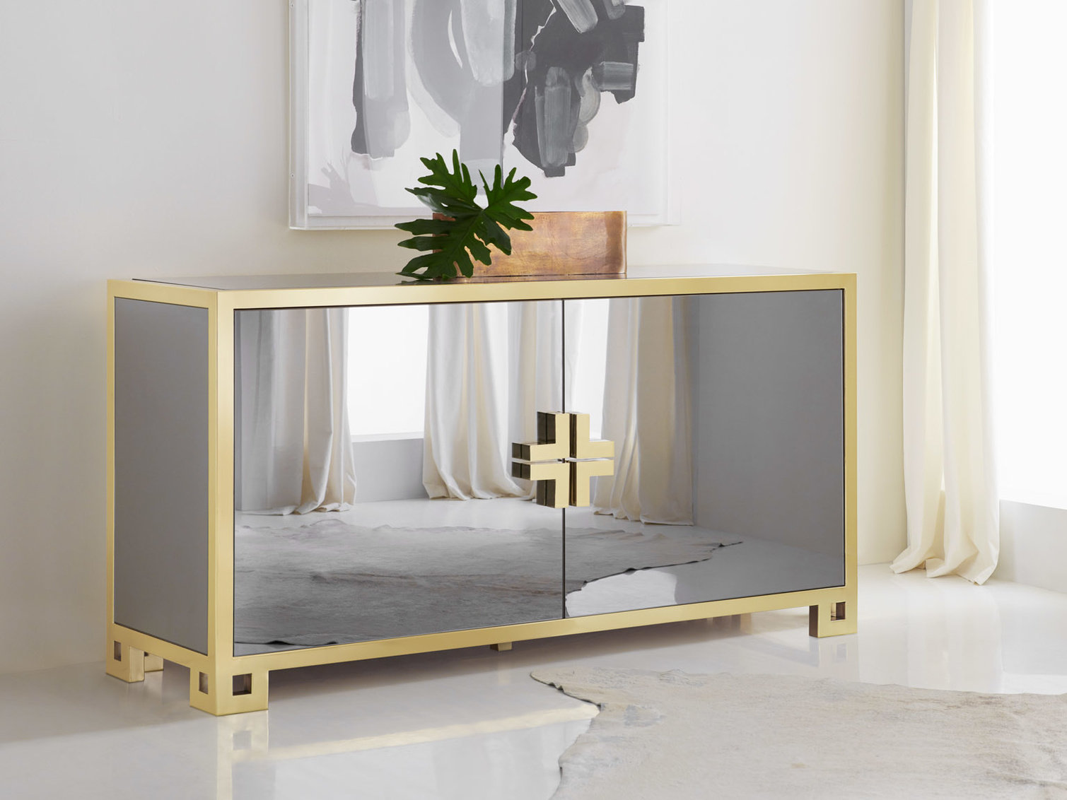 Modern History Home Mirror Sideboard | Perigold