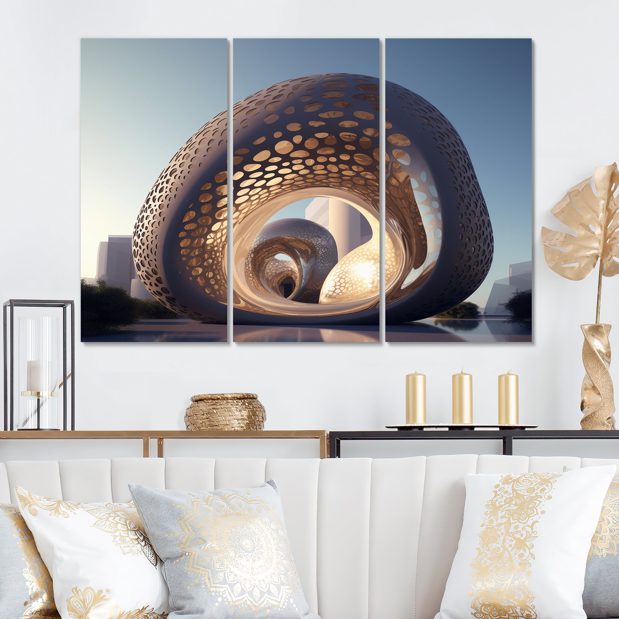 Design Art Architectural Flow Sculpture III - Futuristic Architecture ...