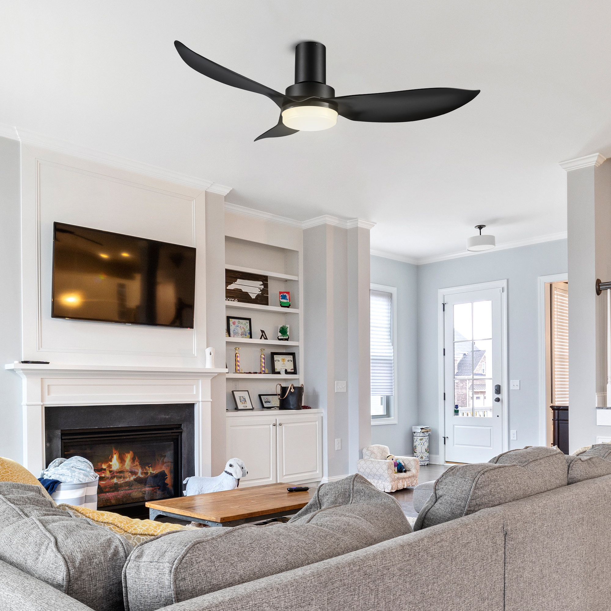 Wrought Studio Effy 45'' Ceiling Fan with Light - Wayfair Canada