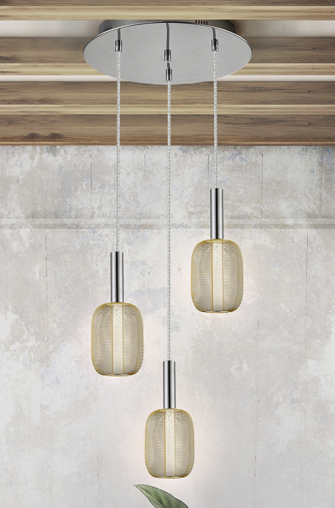 Ebern Designs Mendota 3 - Light Cluster Cylinder LED Pendant | Wayfair ...