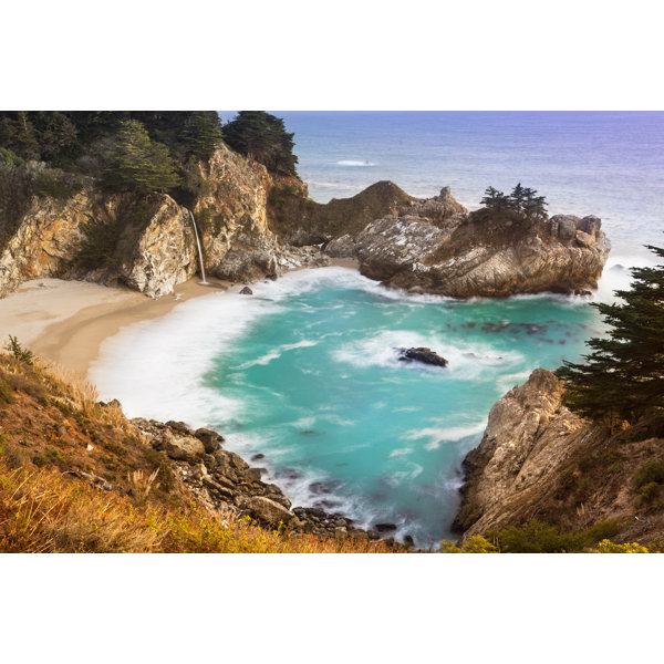 Alpen Home McWay Falls von Pgiam - Leinwandbild | Wayfair.de
