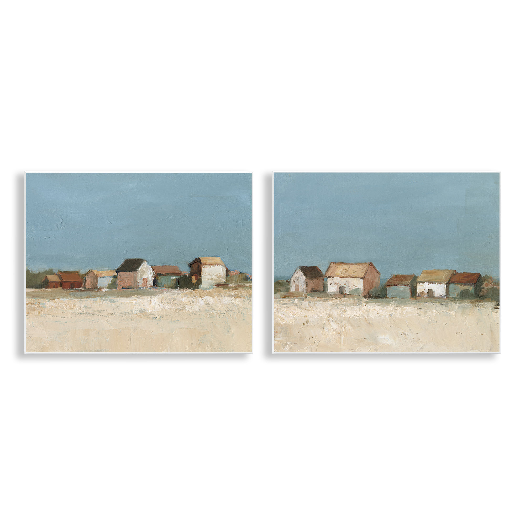 Ophelia & Co. Country Houses in Distance Wall Plaque Art Set by Ethan ...