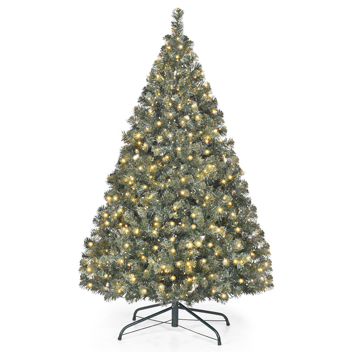 Winston Porter 4.5Ft Pre-Lit Hinged Artificial Christmas Tree With 200 ...
