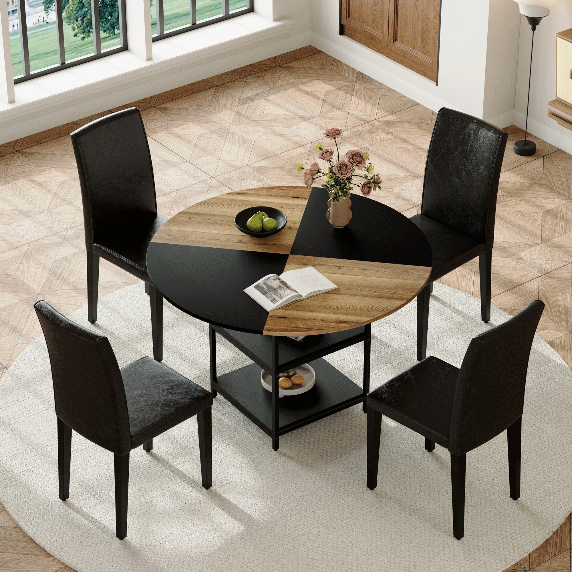 Astoria Grand Dining Table Set 5 Pieces | Wayfair