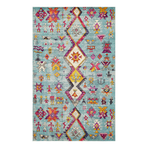 Bungalow Rose Giroux Southwestern Rug & Reviews | Wayfair