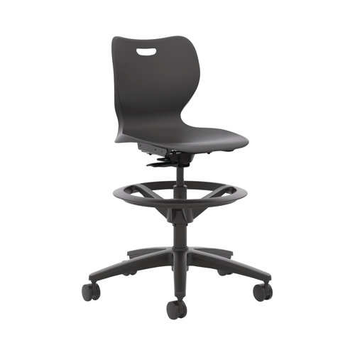 HON SmartLink 16" Five Leg Classroom Stool with Casters | Wayfair