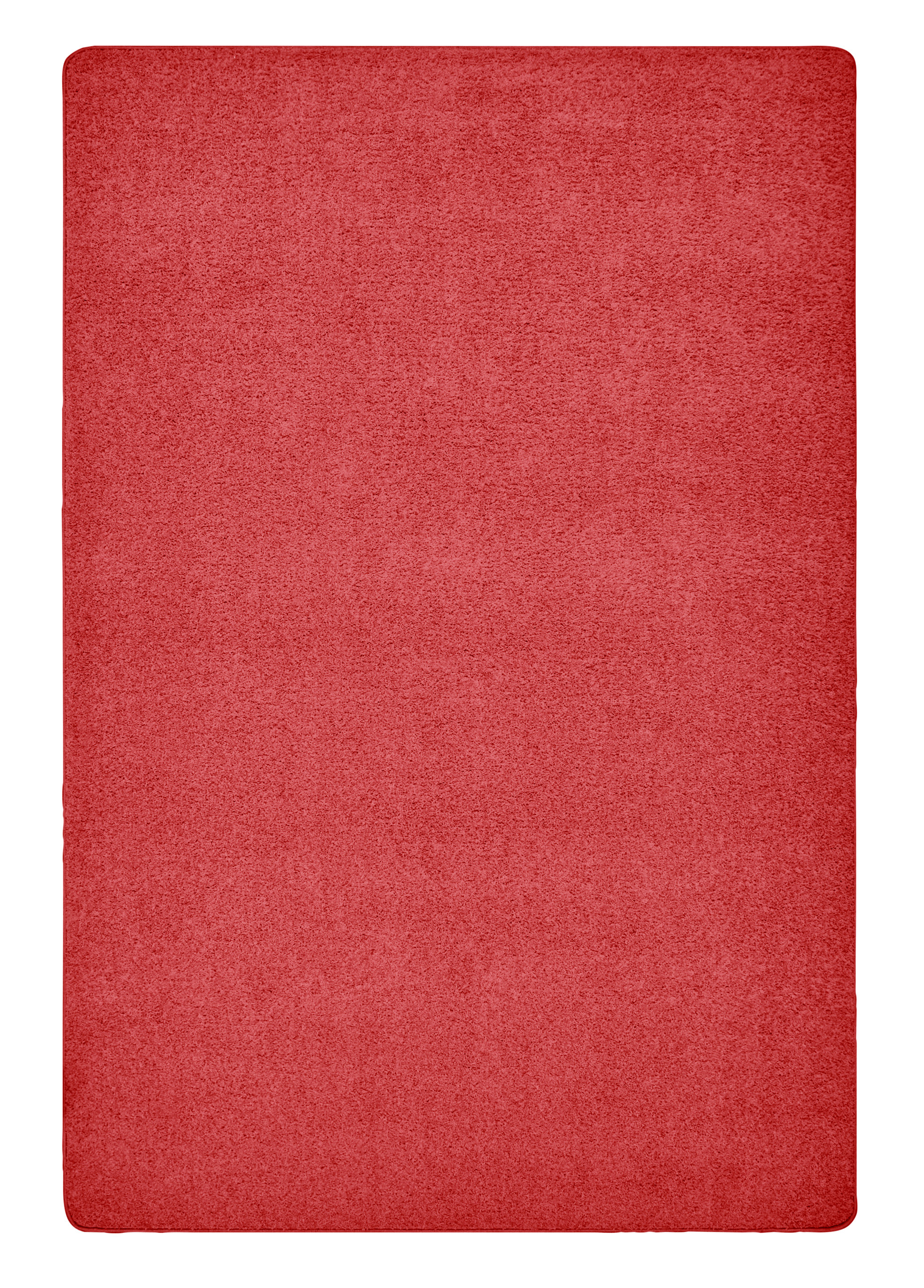 Carpets for Kids KIDply Soft Solids Tufted Red Velvet Area Rug ...