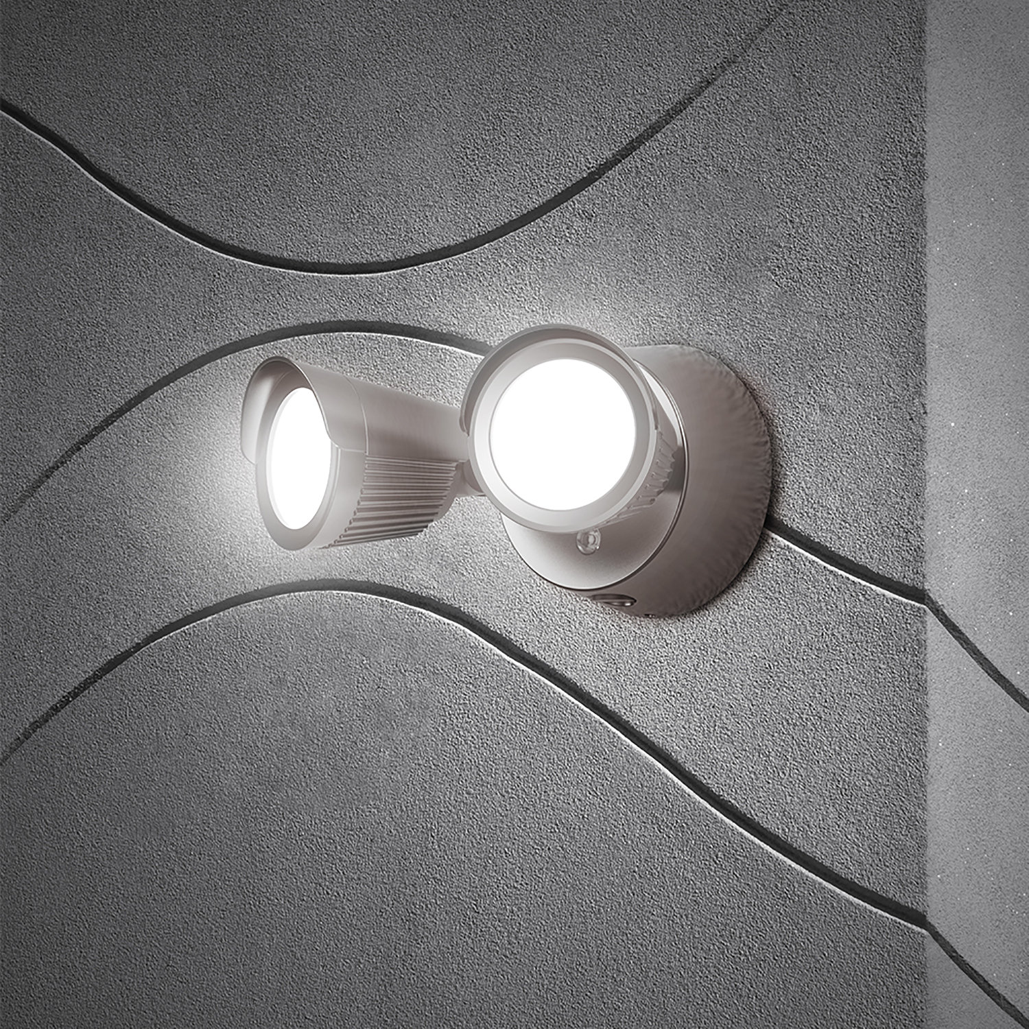 Probrite Twin Head Security Light - 2250 Lumens - 5 CCT Tunable - 4000K ...