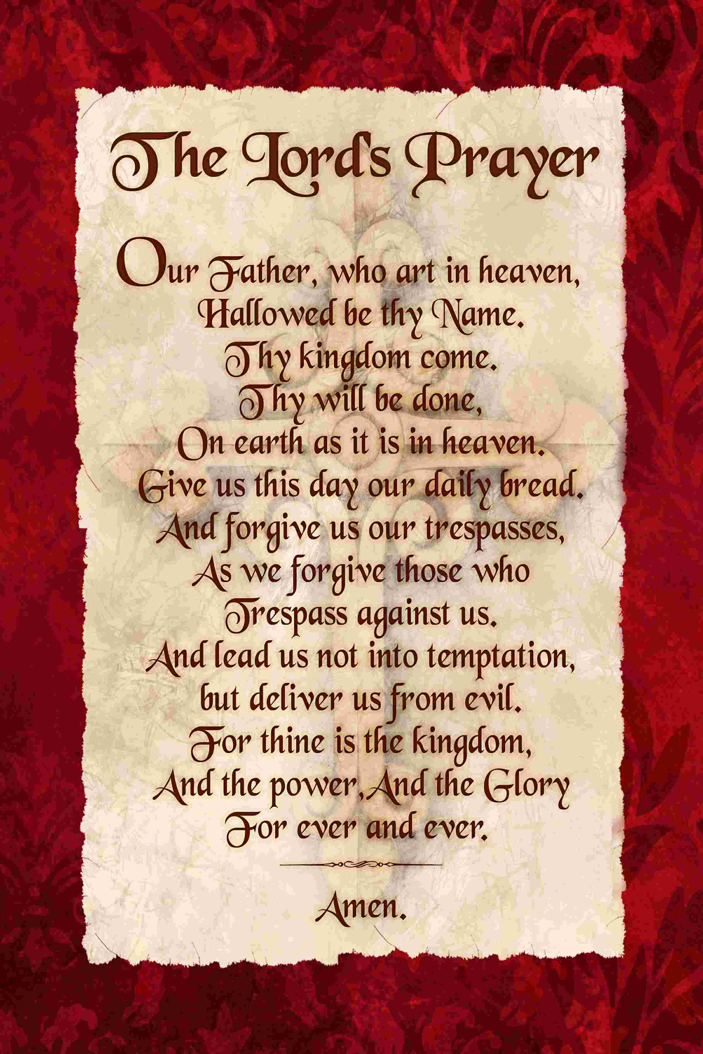 Trinx Lords Prayer - Wrapped Canvas Textual Art | Wayfair