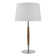 Metro Lane Detroit Table Lamp Satin Nickel Walnut Detail Base Only ...