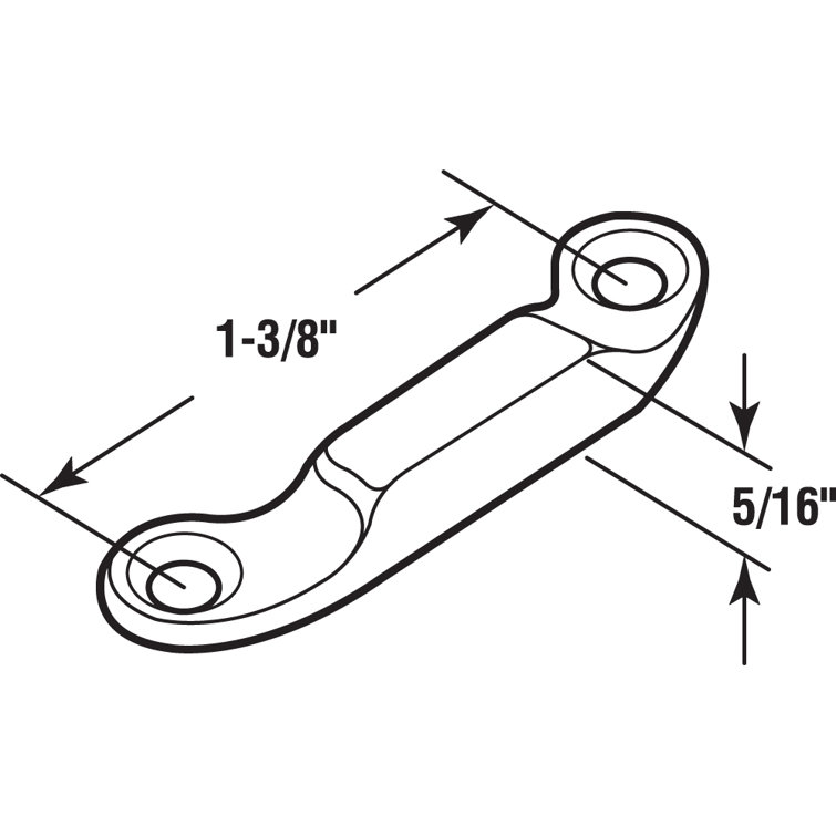 Prime-Line Casement Window Keeper Or Strike, Used By Several Casement ...