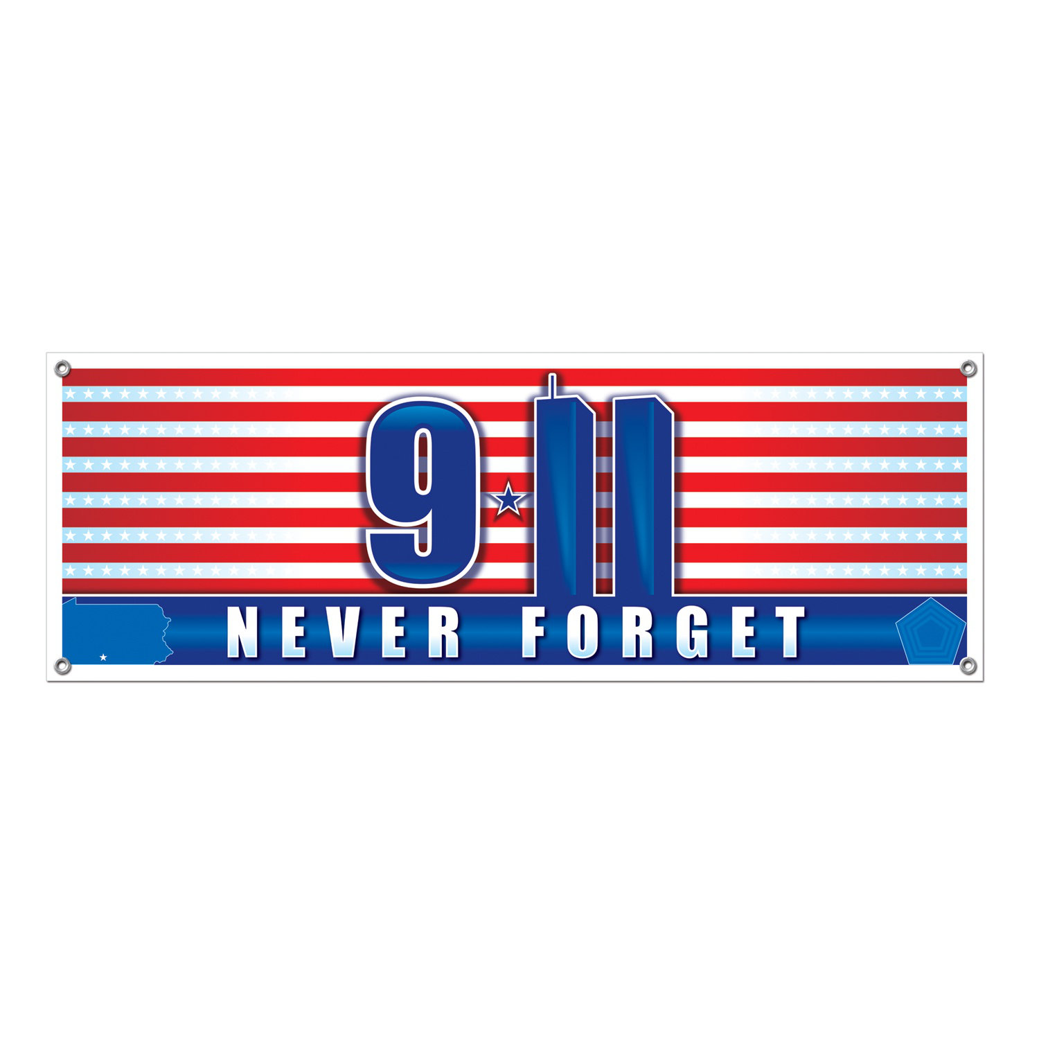 Beistle 9/11 Never Forget Sign Banner - Wayfair Canada