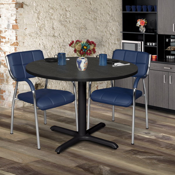 Regency Cain Round X-Base Breakroom Table | Wayfair