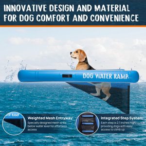 RYPetmia Dog Water Ramp, Inflatable Dog Float Floating Ramp Ladder For ...
