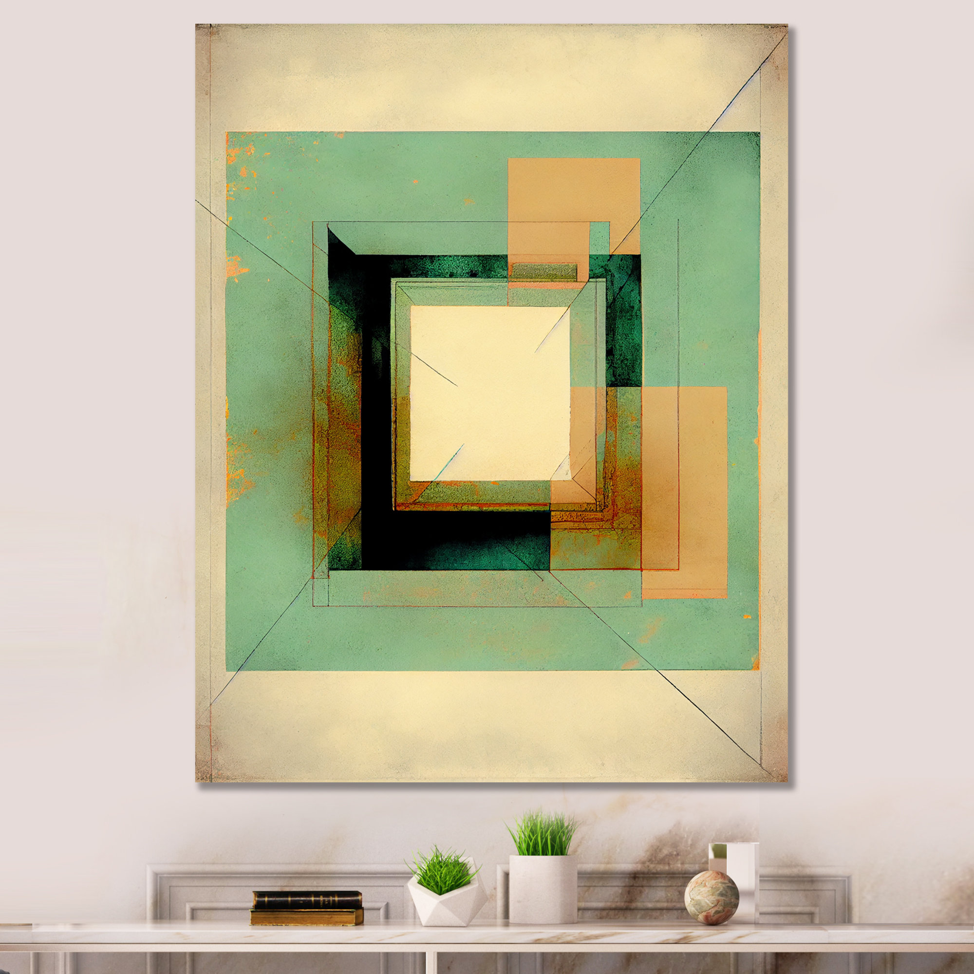 Ivy Bronx Impermanence Japanese Vintage Art II On Metal Print | Wayfair