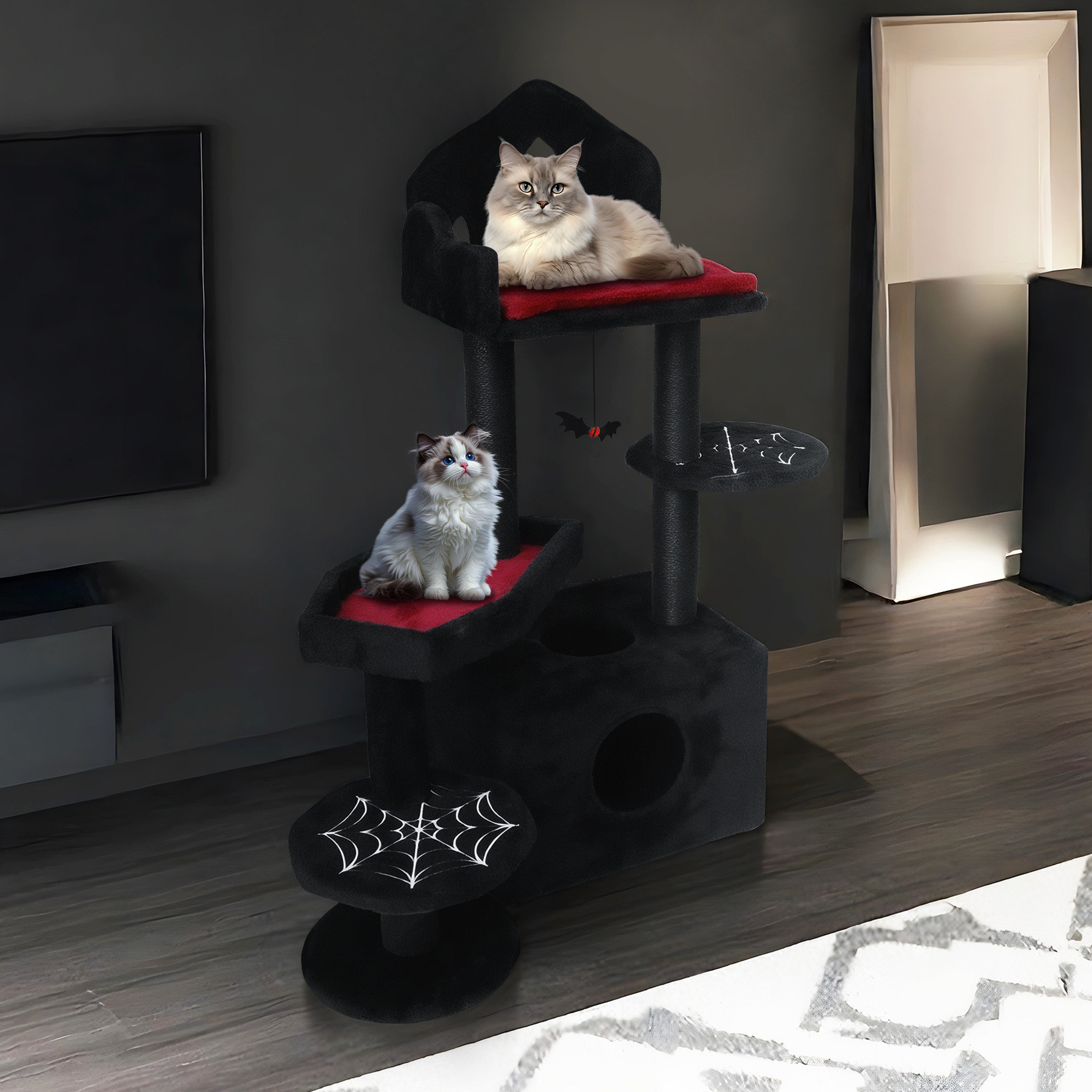 Tucker Murphy Pet™ Cat Furniture With Soft Cushion And Reinforced ...