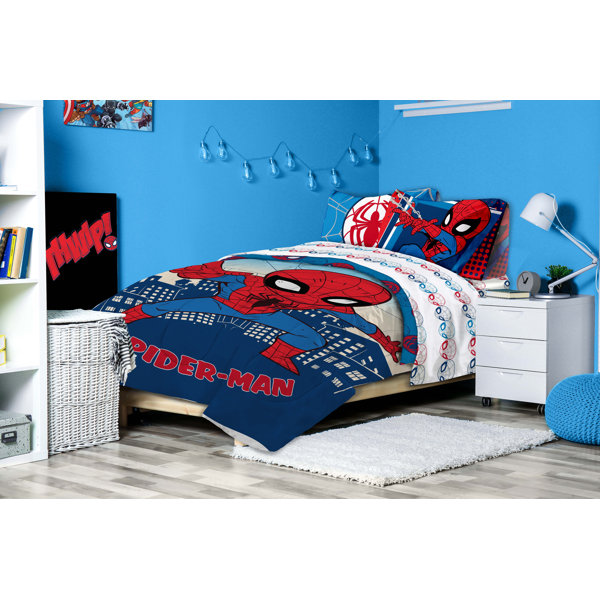 Marvel Spidey & His Amazing Friends Go Spidey Twin Bed Set w/ Sham ...