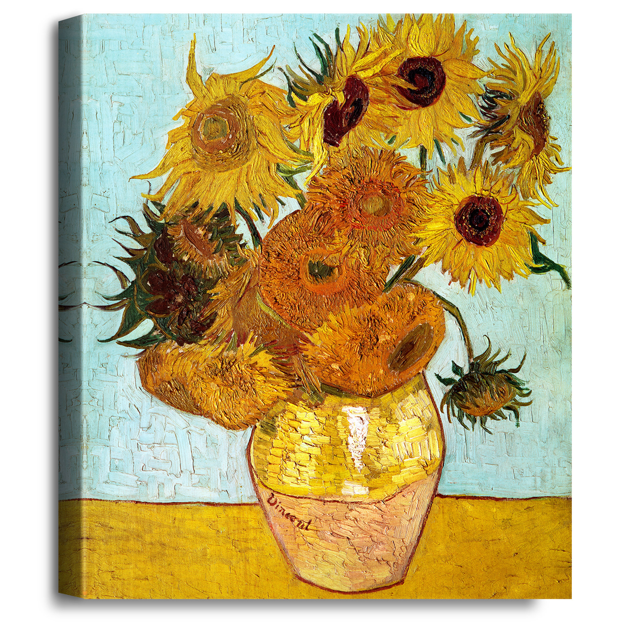 Vault W Artwork Twelve Sunflowers by Vincent Van Gogh. The World ...