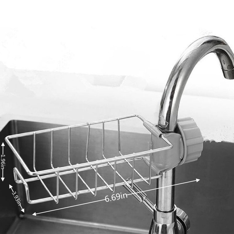 Captive Gala Kitchen Stainless Steel Faucet Rack Kitchen Perforation ...
