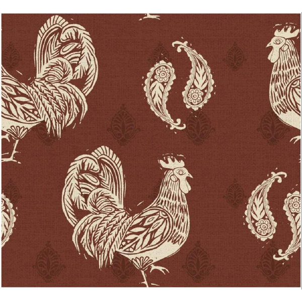 August Grove® " Woodcut Rooster Patterns " | Wayfair