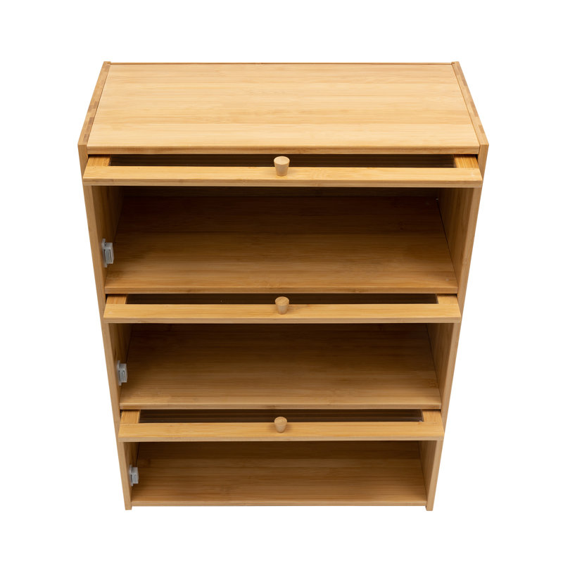 Red Barrel Studio® Semla Bamboo Countertop Storage Cabinet & Reviews ...