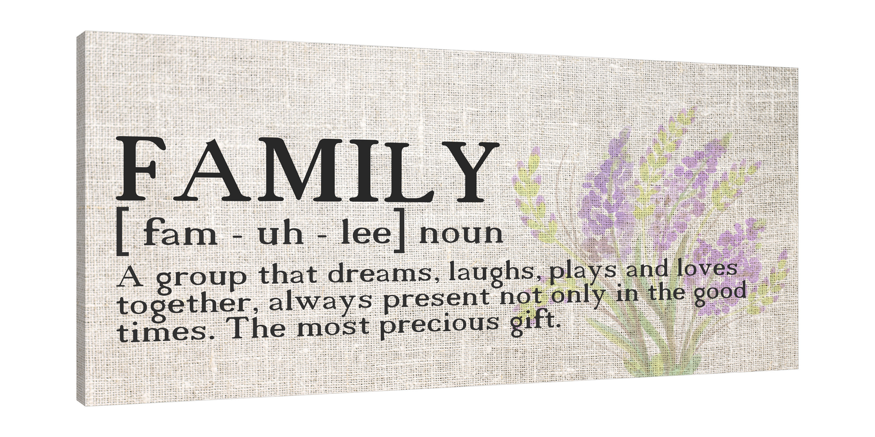 Jaxson Rea "Family Noun" Gallery Wrapped Canvas By Kimberly Allen 14993 ...