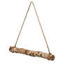 Millwood Pines 15" Natural Wooden Log Hanging Wall Decor - Rustic ...