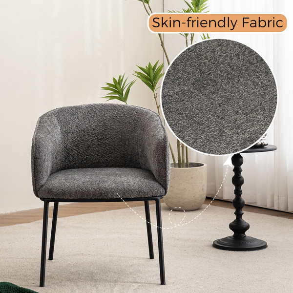 Corrigan Studio® Omak Dining Accent Arm Barrel Chair & Reviews | Wayfair