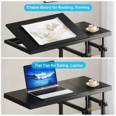 17 Stories Height Adjustable C Table & Reviews | Wayfair