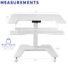Vivo Height Adjustable Standing Desk & Reviews | Wayfair