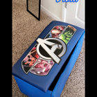 Delta Children Marvel Avengers Faux Leather Upholstered Storage Bench ...