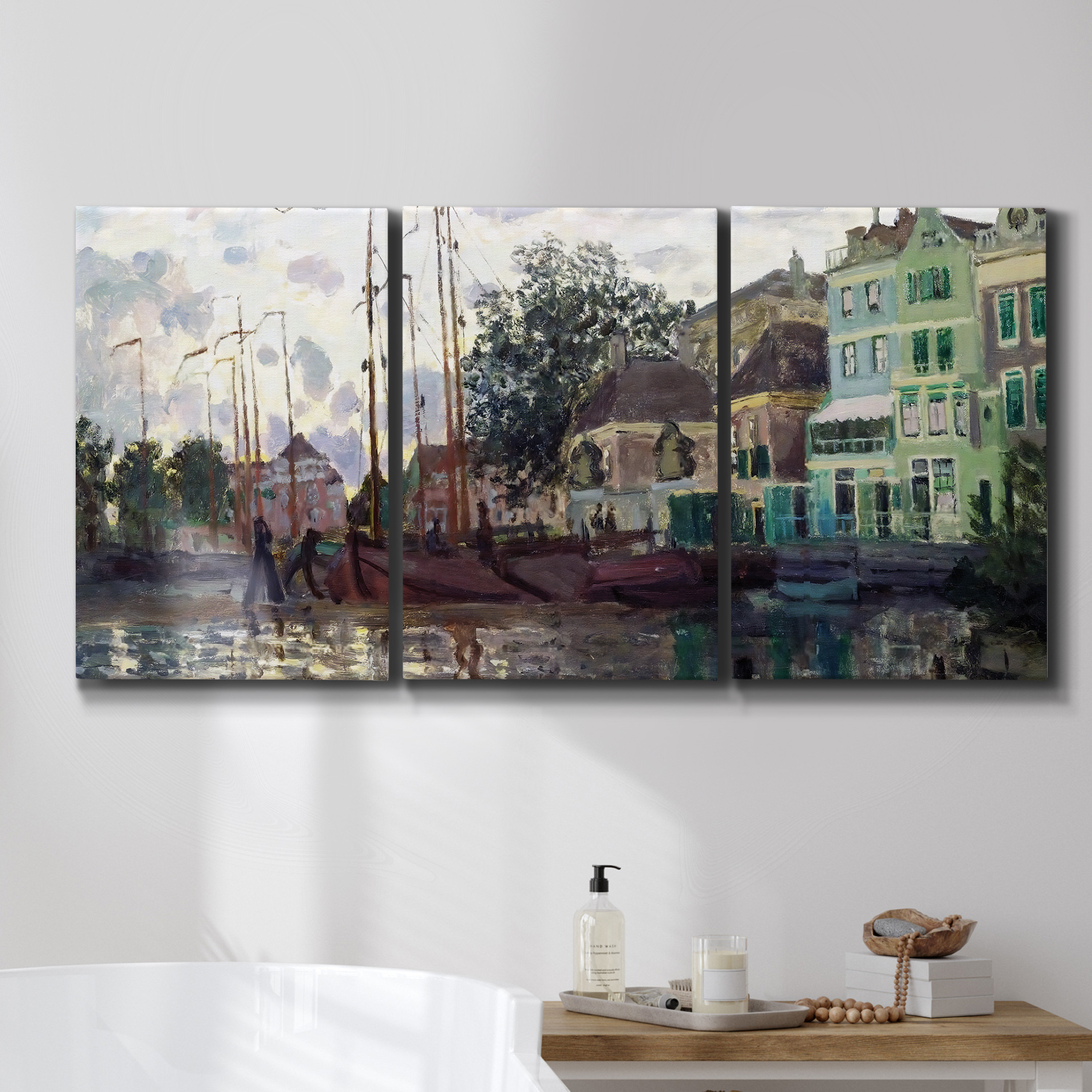 Breakwater Bay Peeking Sunshine IV Framed On Canvas 3 Pieces Print ...