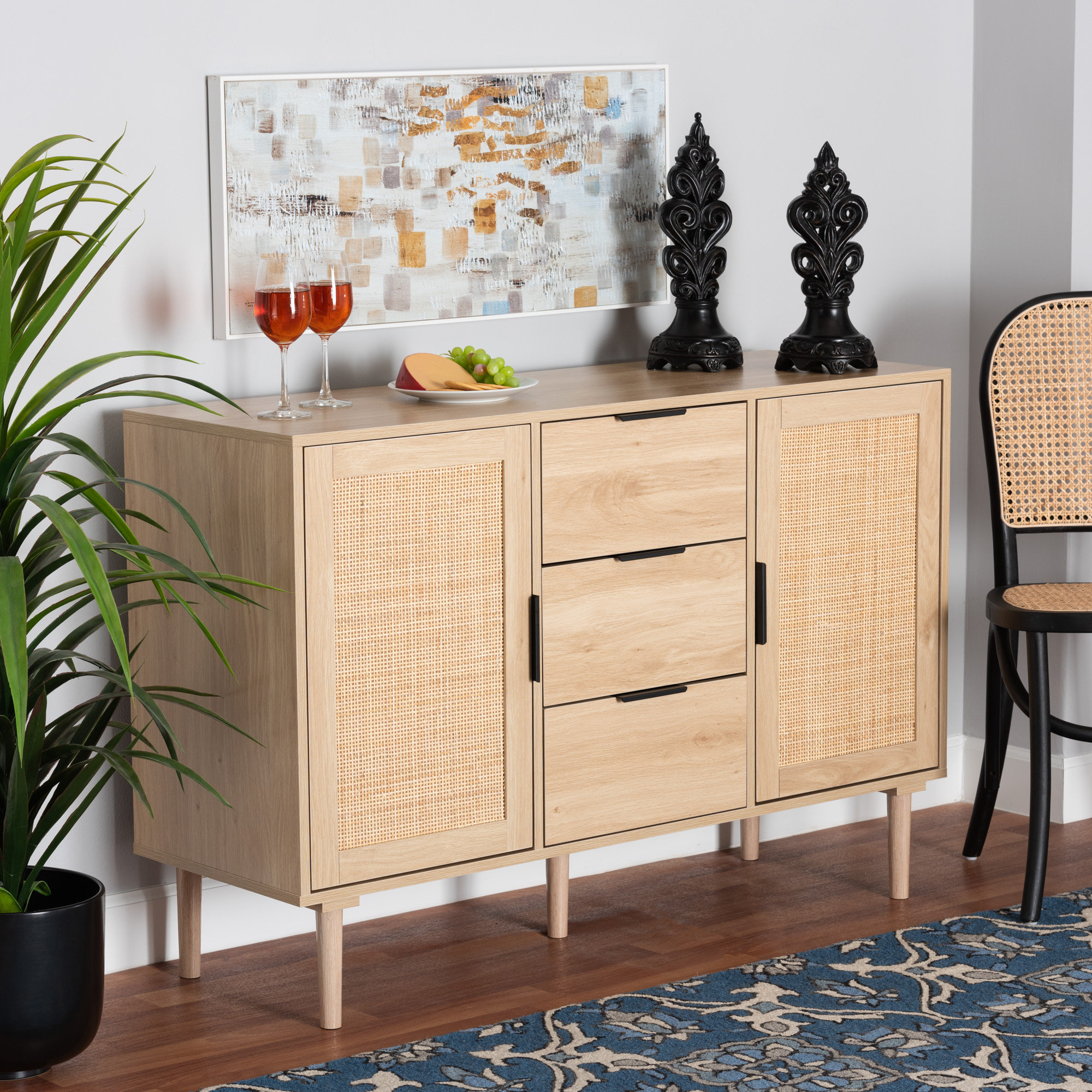 Bay Isle Home™ 47.2" Wide 3 Drawer Sideboard & Reviews - Wayfair Canada