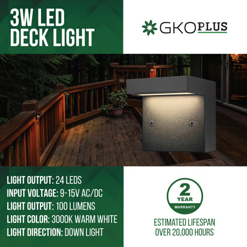 GKOplus Steel Low Voltage Integrated LED Metal Deck Light Pack | Wayfair