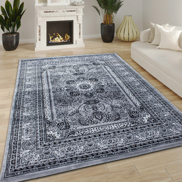 Latitude Vive Kellen Machine Woven Grey Indoor Rug & Reviews | Wayfair ...